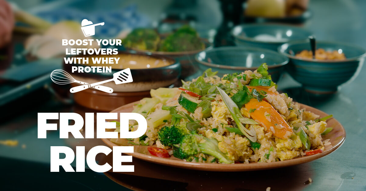 Whey Protein Egg-Fried Rice (Recipe) | Whey. For living. For life.